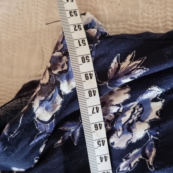 Katies Dresses Katies Blue And White Floral Easy Dress 4 Poshmark